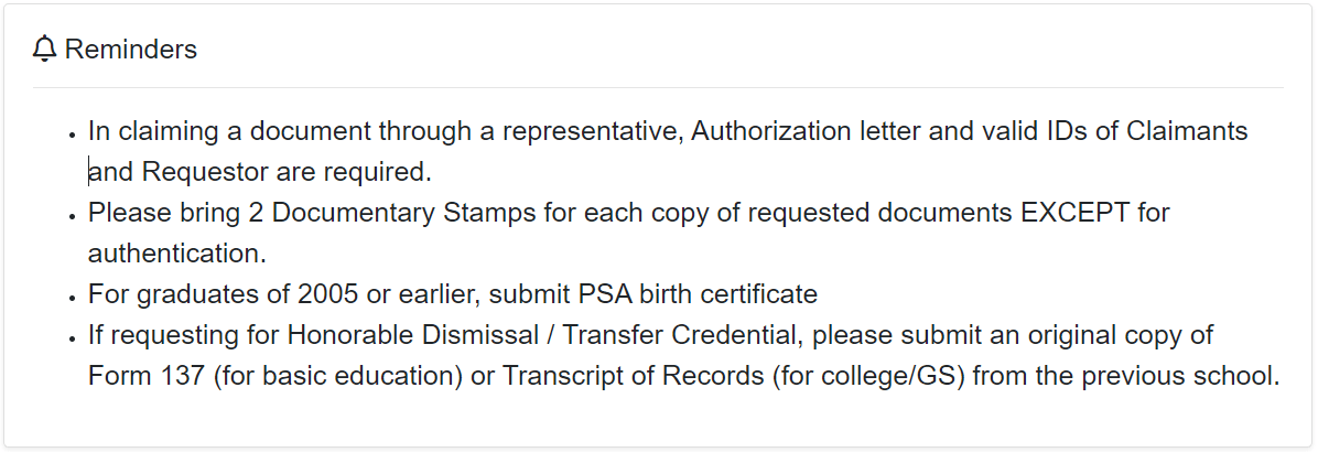 Procedure for Online Document Requisition - Batangas State University ...