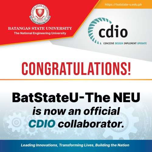 BatStateU-The NEU accedes to world-class status as a CDIO collaborator ...